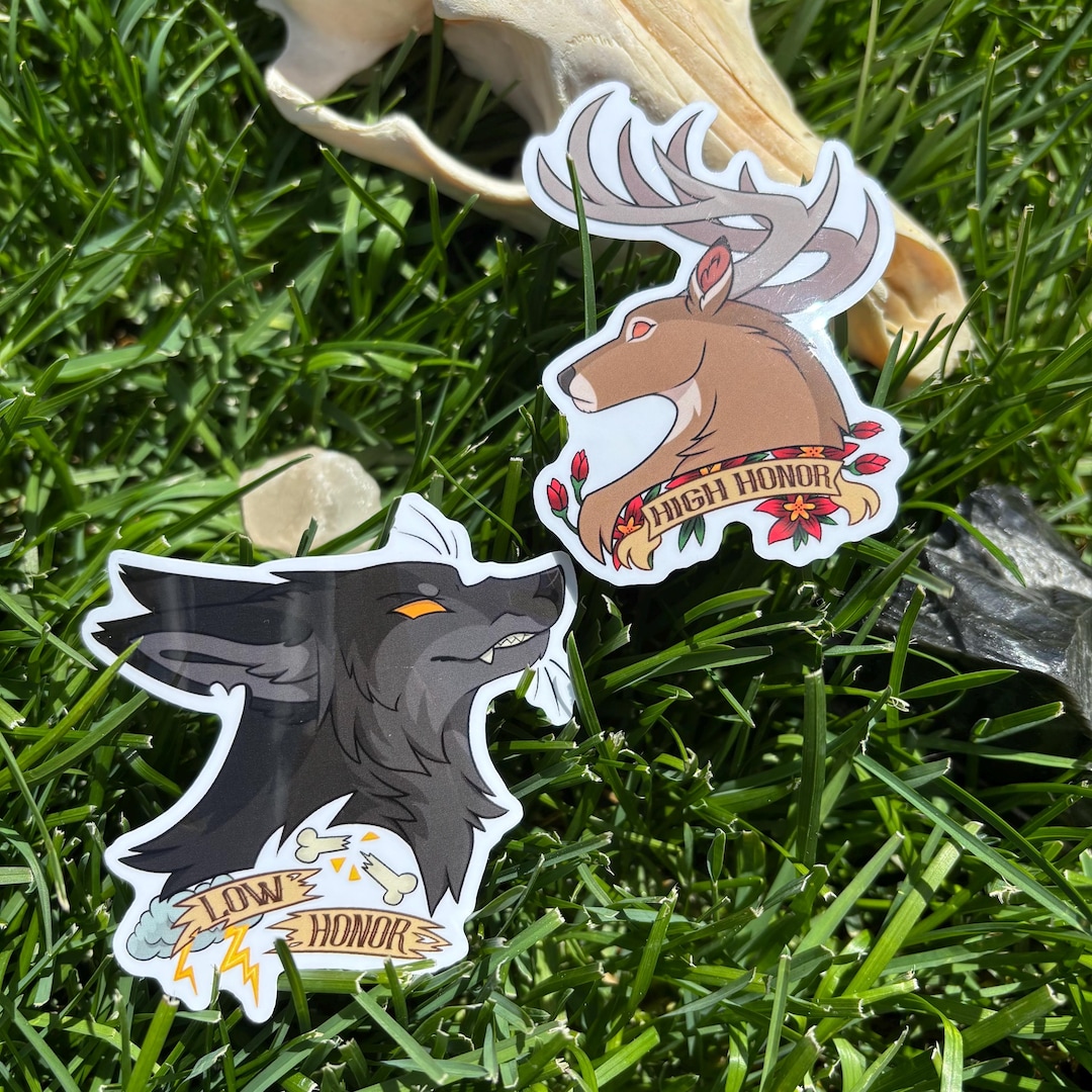 RDR2 Honor Stickers - Etsy
