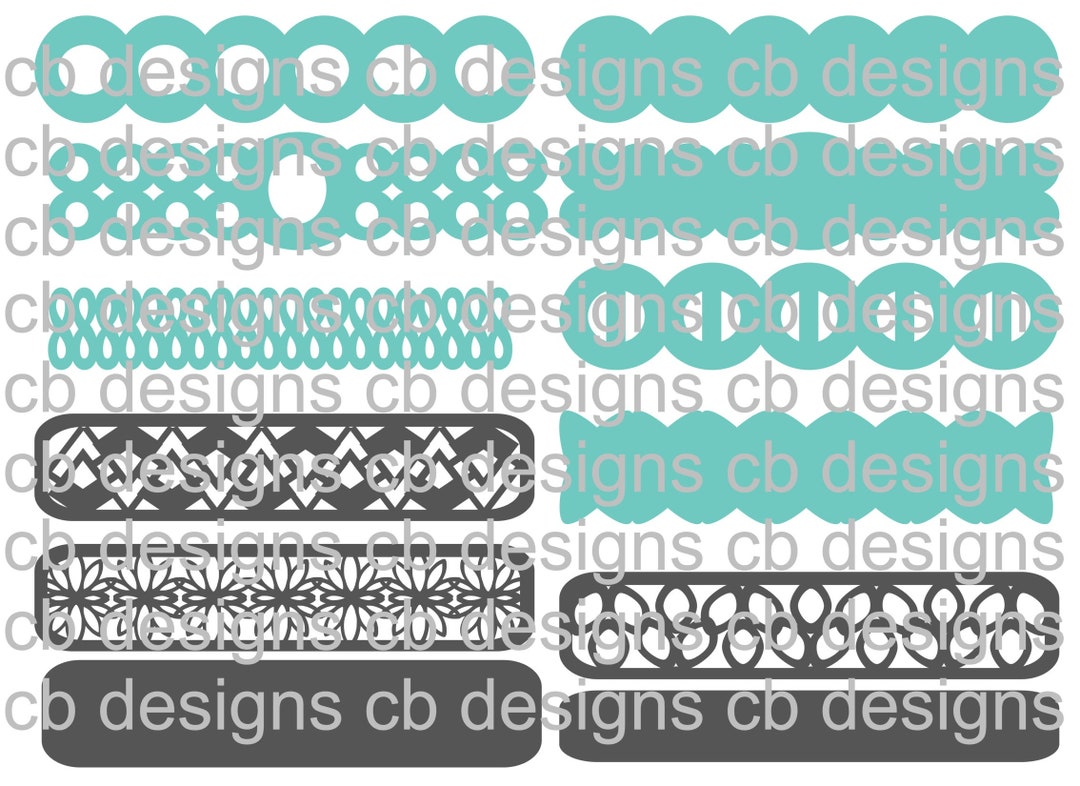 DIGITAL FILE - Bangle Set 3 SVG File - Etsy