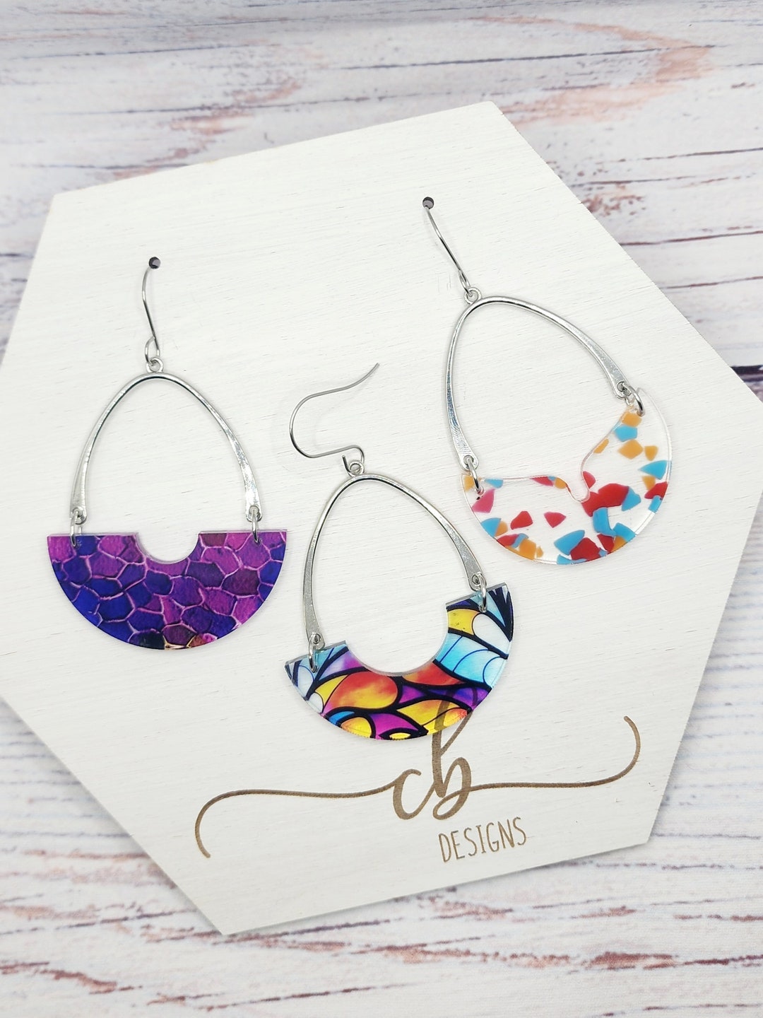DIGITAL FILE - Arch Earring Set SVG File (to Be Attached to Large Arch ...