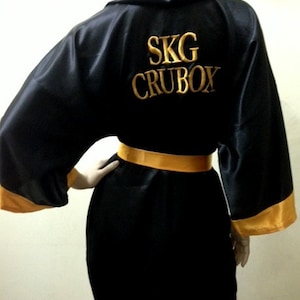 Custom Boxing Silk Satin Robes Personalized Boxing Robes - Etsy