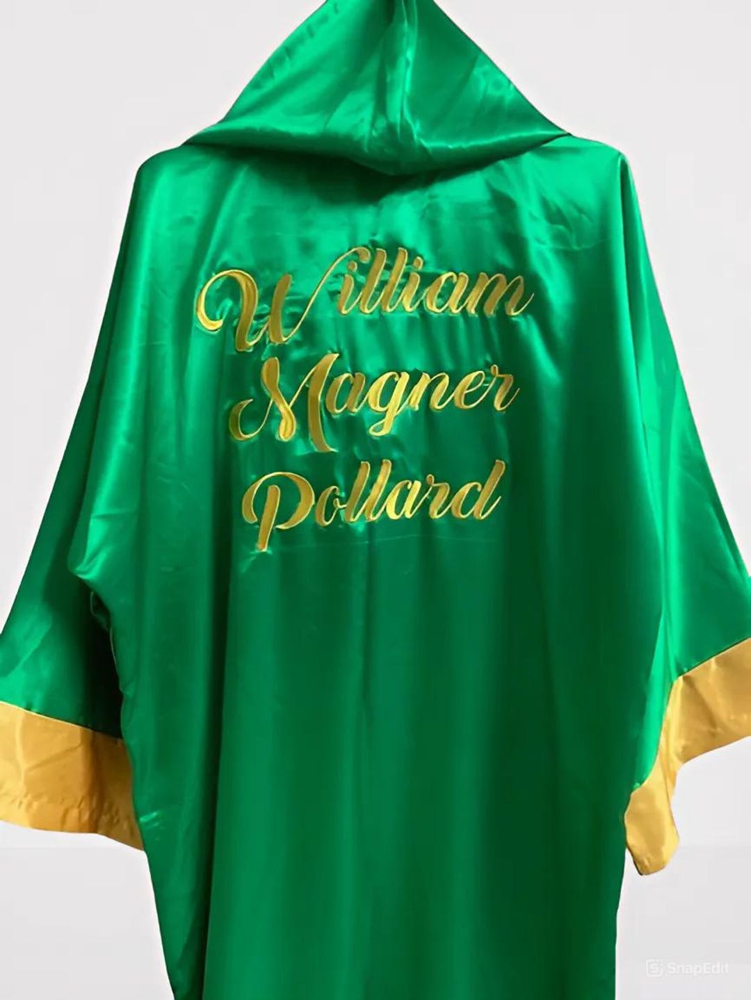 Personalized Silk Men Boxing Robes, Boxing Robe for Adults, Kids Boxing ...