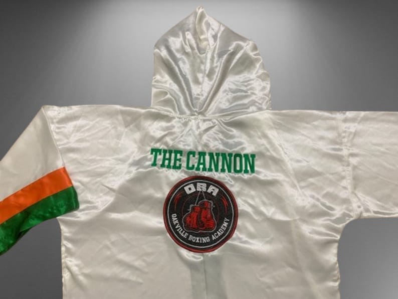 Custom Made Silk Satin Men Boxing Robe, Personalized Adults and Kids ...