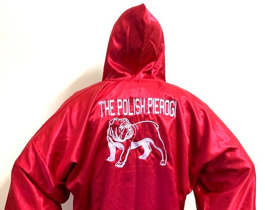 CUSTOM EMBROIDERED Boxing Silk Satin Robes Custom Made Robes ...