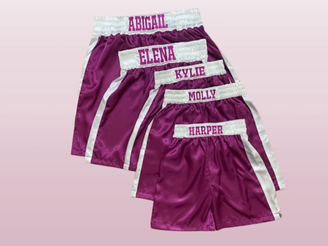 K3-CUSTOM Made and PERSONALIZED Silk Satin Boxing Shorts Boxing Trunks ...
