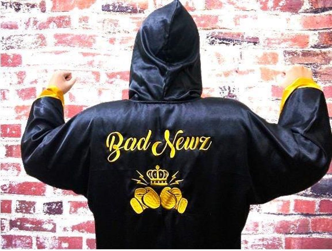 Custom Embroidered Boxing Robes Custom Made Robes Personalized Robes ...