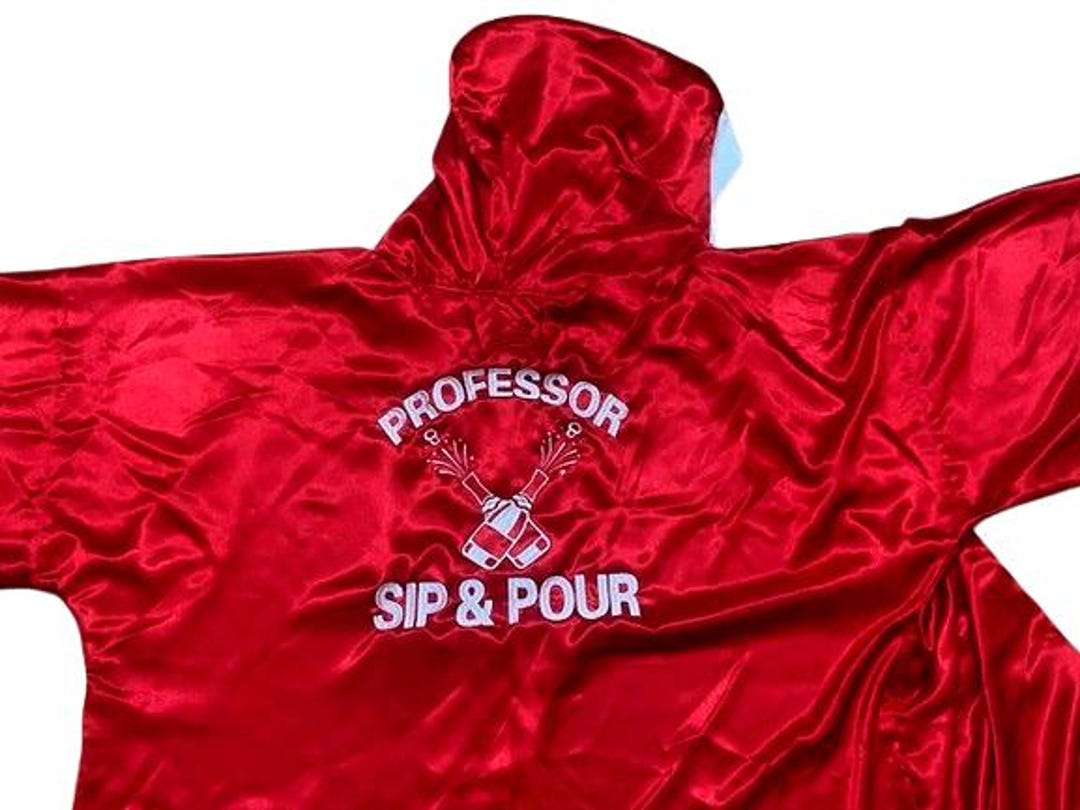 Custom Silk Satin Boxing Robes, Personalized Silk Satin Men Boxing ...