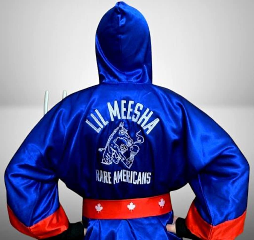CUSTOM EMBROIDER Boxing Silk Satin Robes Custom Made Robes Personalized ...