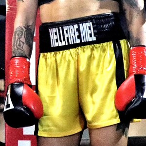 K15-CUSTOM Made and Personalized Silk Satin Boxing Shorts Boxing Trunks ...