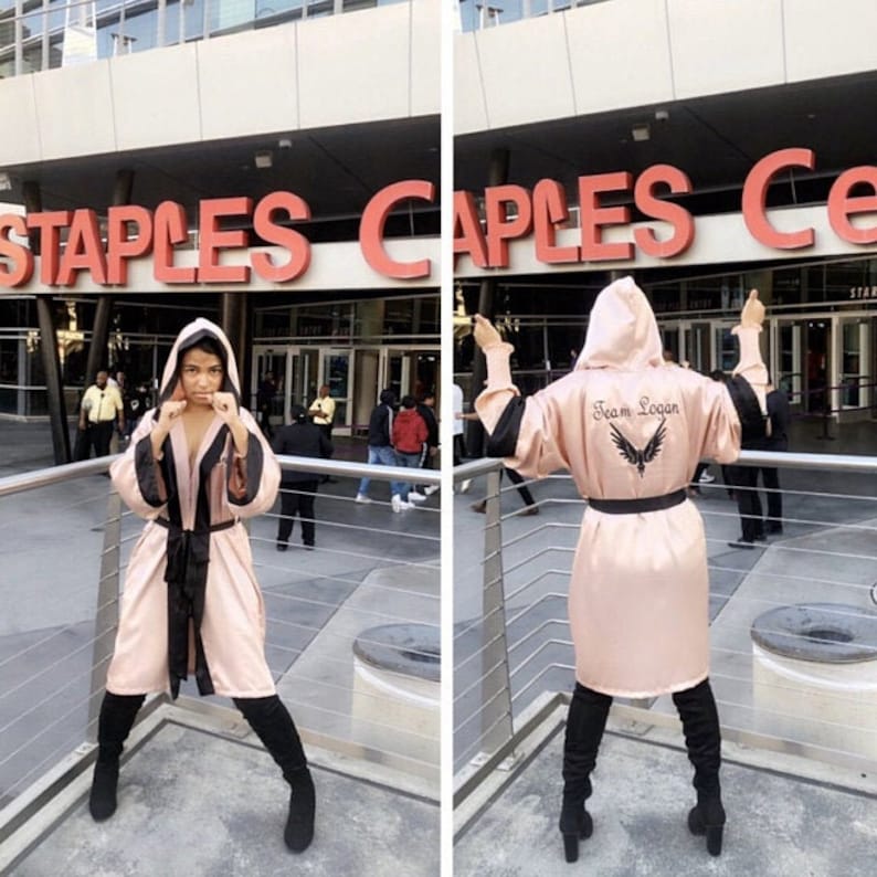 Adult Boxing Silk Satin Robes Custom Made Robes Personalized Robes ...