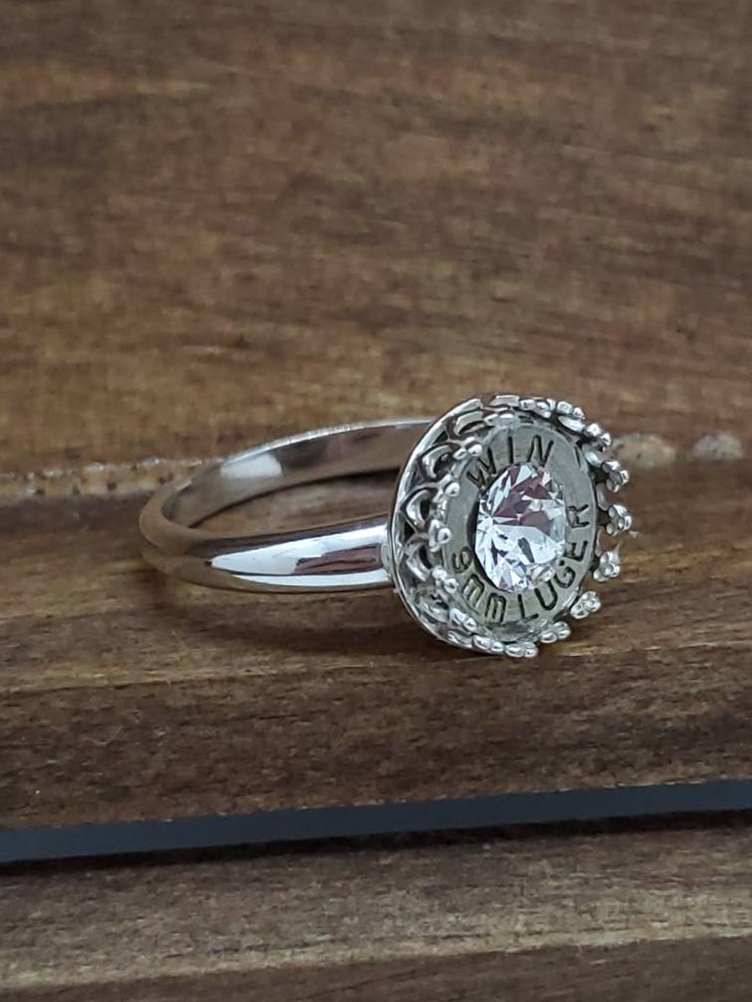 Crown Bullet Ring, Sterling Silver, Custom Made - Etsy