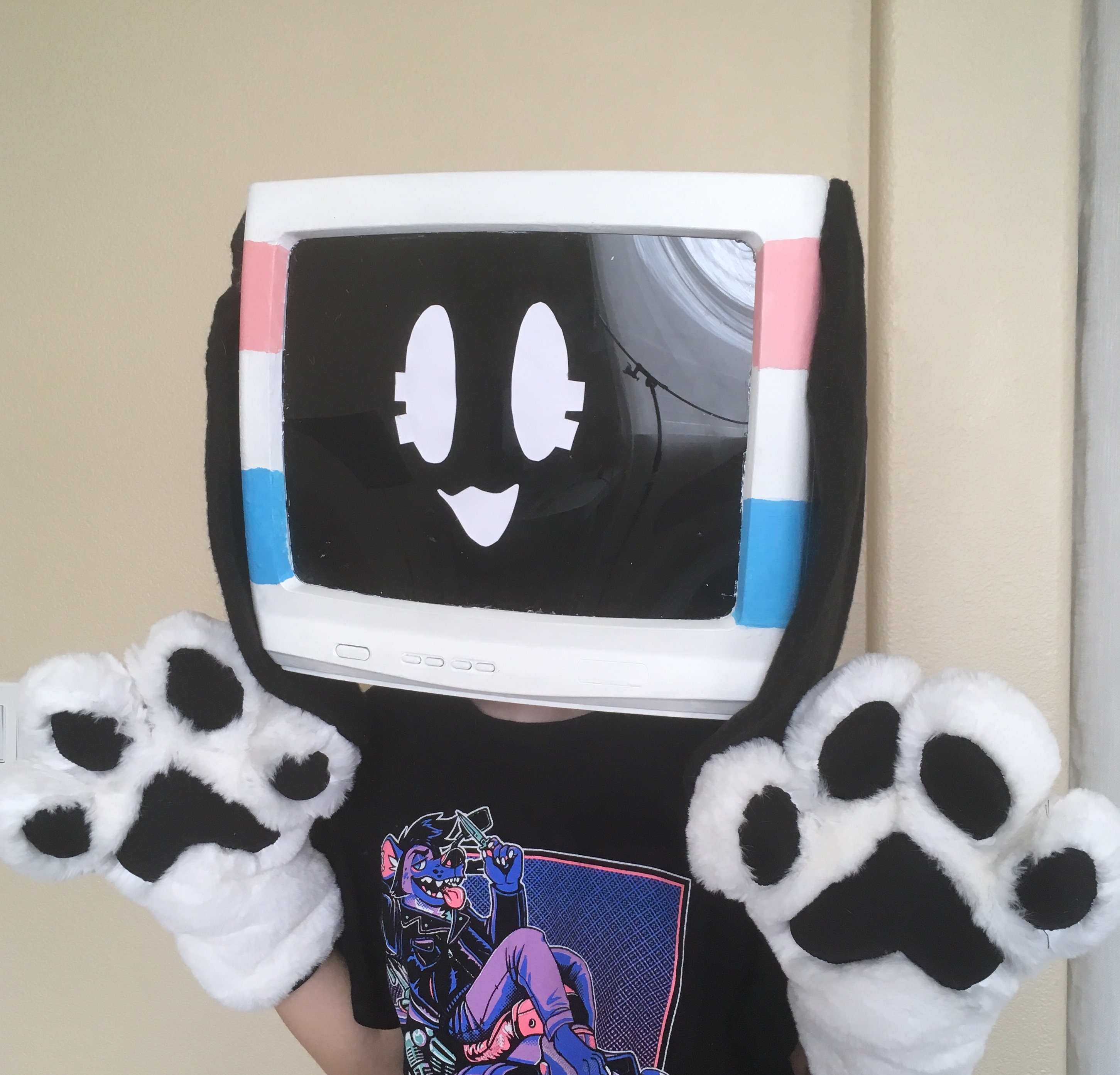 Hi Guys! I Made A Fursuit Head Based On My TV Fursona, Scratch! His Head Is Made Entirely Out Of ...