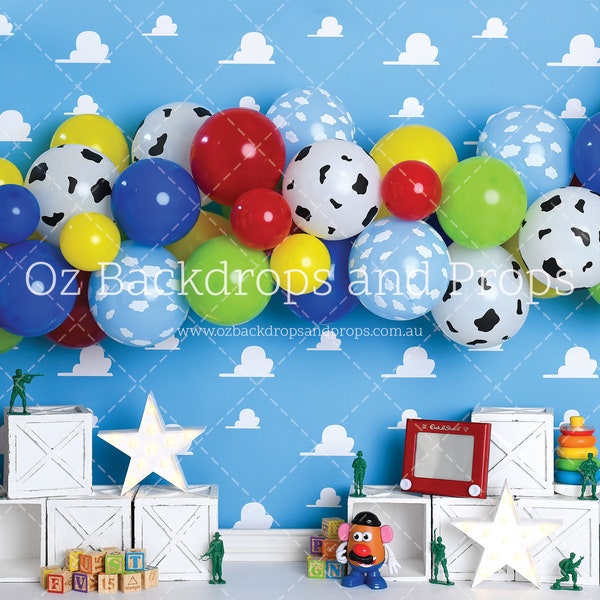 Toy Story Backdrop Fabric - Etsy