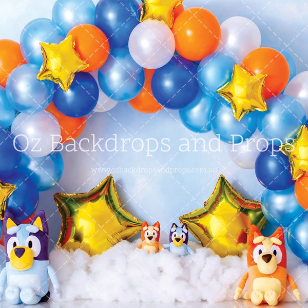 Bluey Backdrop - Etsy