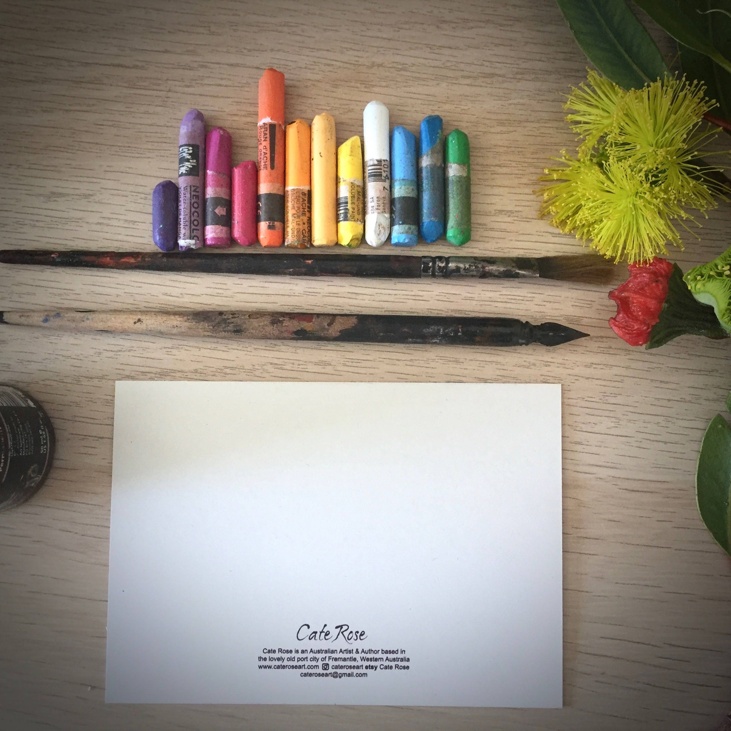 Emotional, vibrant art - mixed media, watercolour, pen & ink by ...