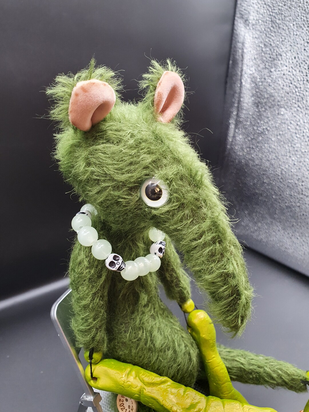 Greenie the Swamp Rat Bjd Posable Mohair Artdoll - Etsy