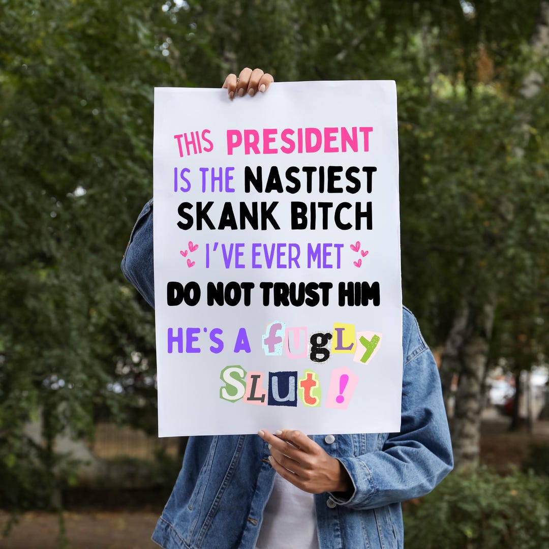 Mean Girls Inspired Political Protest Poster, Funny Rally Sign (digital ...