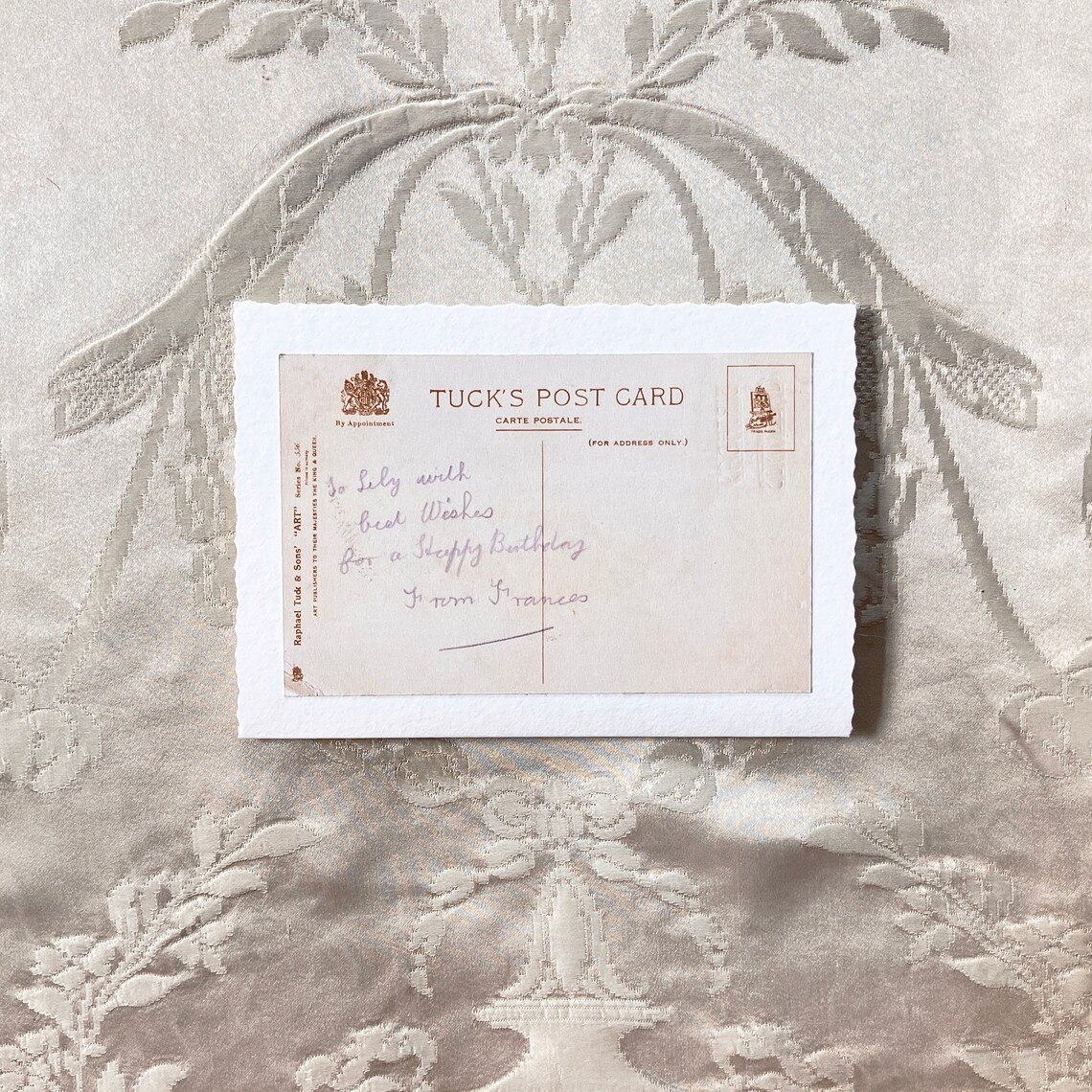Antique Postcard Greetings Card - Etsy