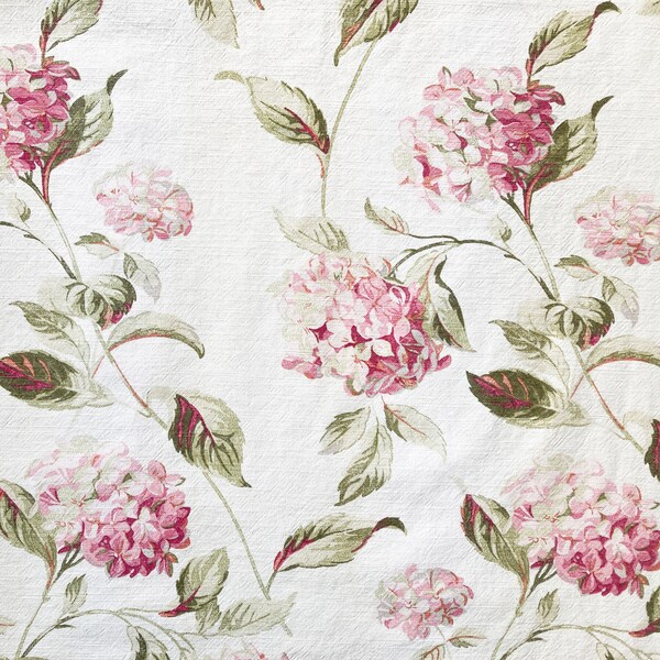 Hydrangea Fabric - Etsy UK