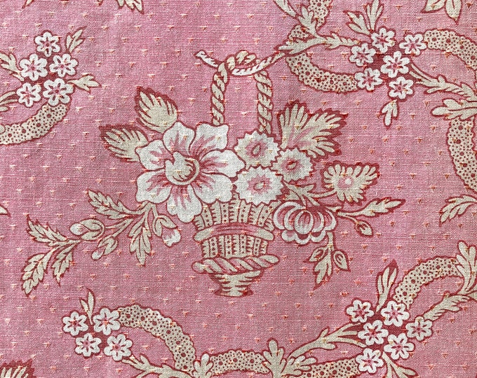 Lovely Pink Antique Fabric - Etsy