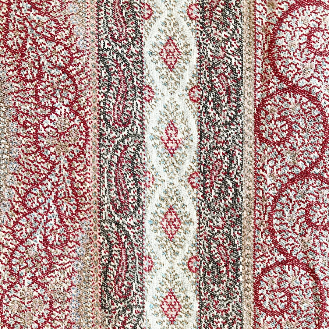 Antique Paisley Design Wool Shawl - Etsy