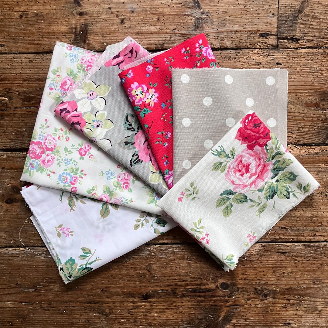 Cath Kidston Fabric Pack for Projects - Etsy