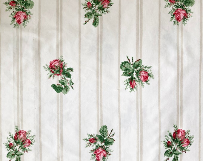 Pretty Vintage Sanderson Rose Bud Fabric - Etsy