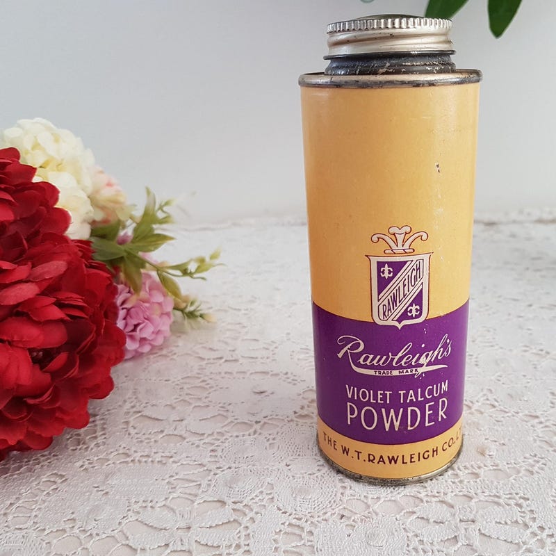 Talcum Powder Tin - Etsy