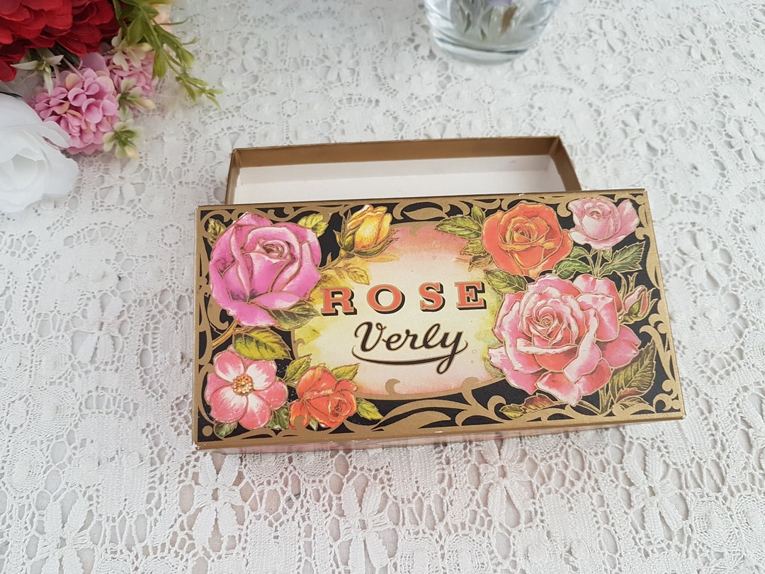 Vintage 70s 80s Rose Verly Germany Soap Box - Etsy