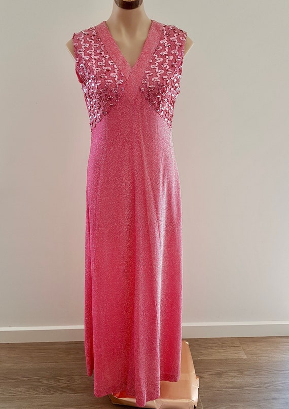 Pink Glitter Star Dress Gem