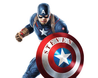 Captain America Sticker - Etsy
