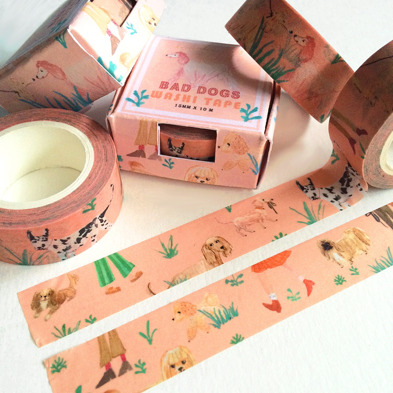 Bad Dog Washi Tape Cute dog lovers masking tape | Etsy