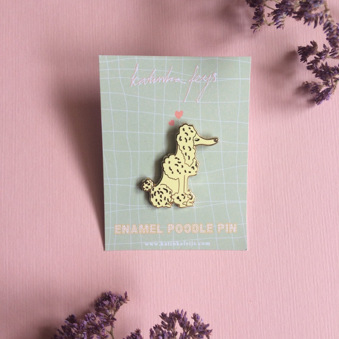 Poodle Hard Enamel Lapel Pin, Animal Badge or Brooch, Cute Dog Pin - Etsy