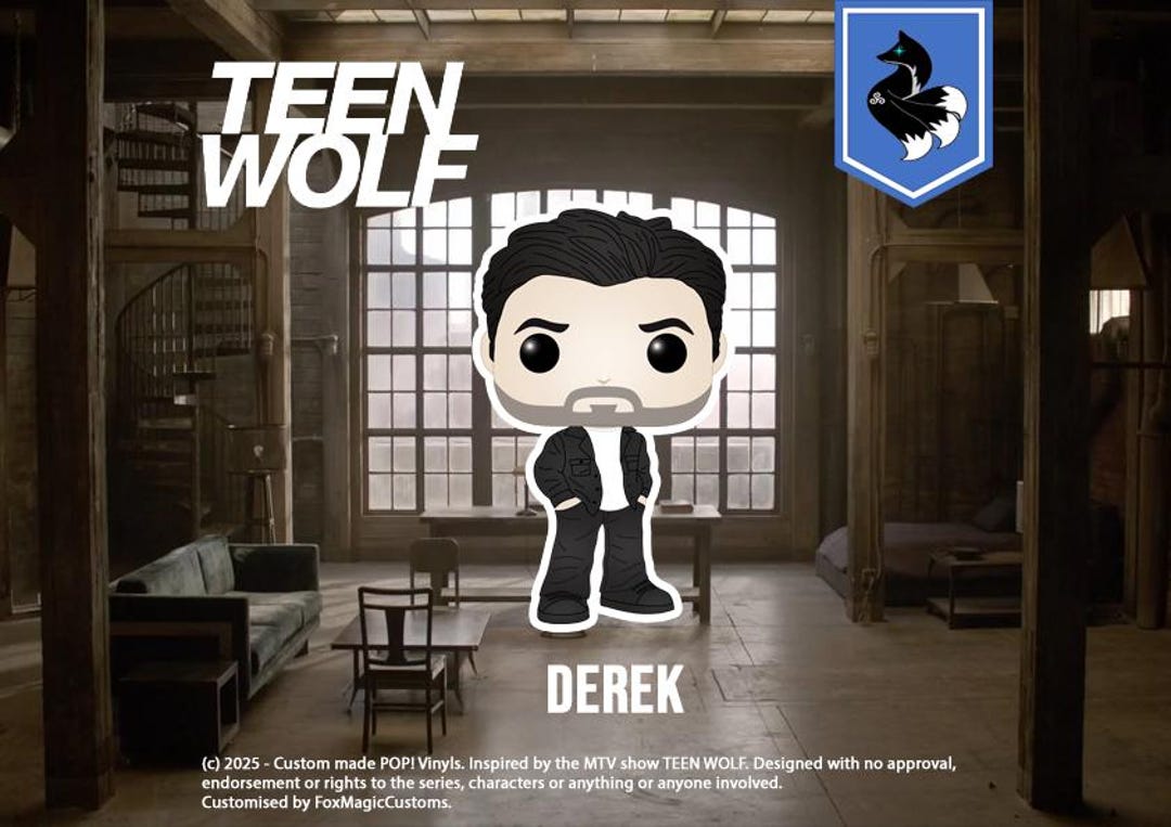 Derek Hale - Custom Teen Wolf Pop! Vinyl - Etsy