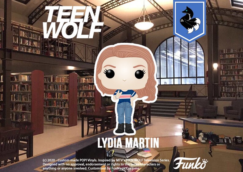 Lydia Martin Teen Wolf Inspired Custom Funko Pop Vinyl - Etsy