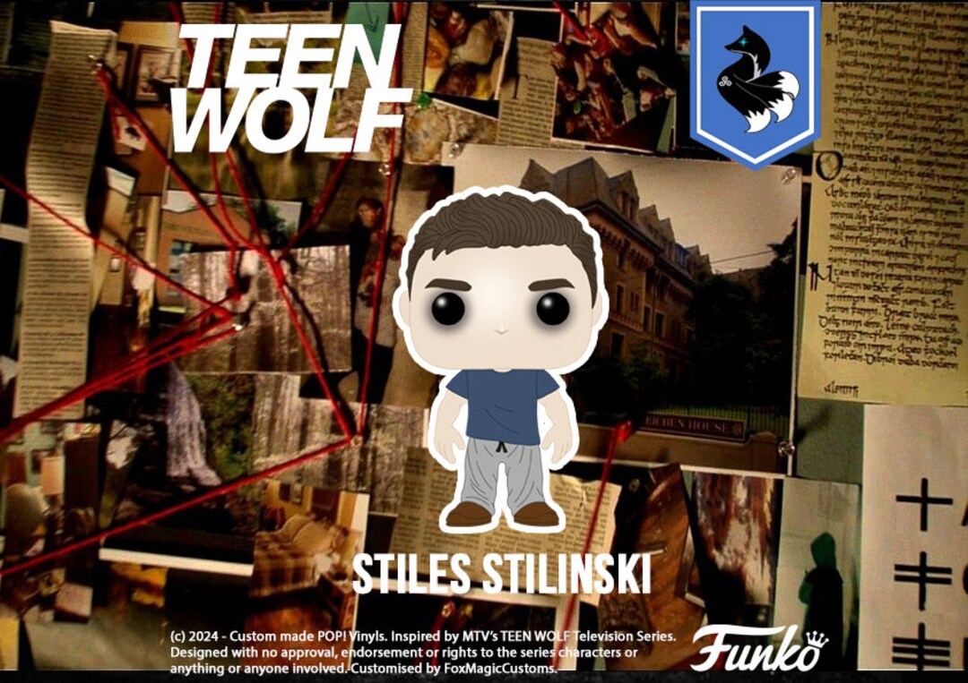 Stiles Stilinski eichen House Teen Wolf Inspired Custom Funko POP - Etsy