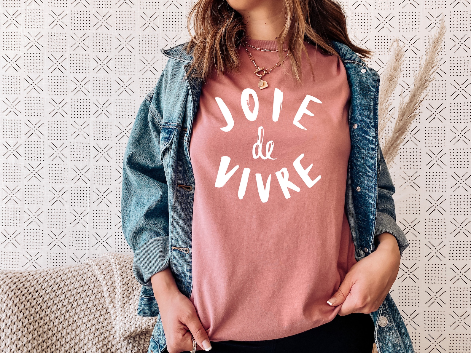 Joie De Vivre Tshirt, Joy Shirt, Love Women T-shirt, Happy T-shirt ...