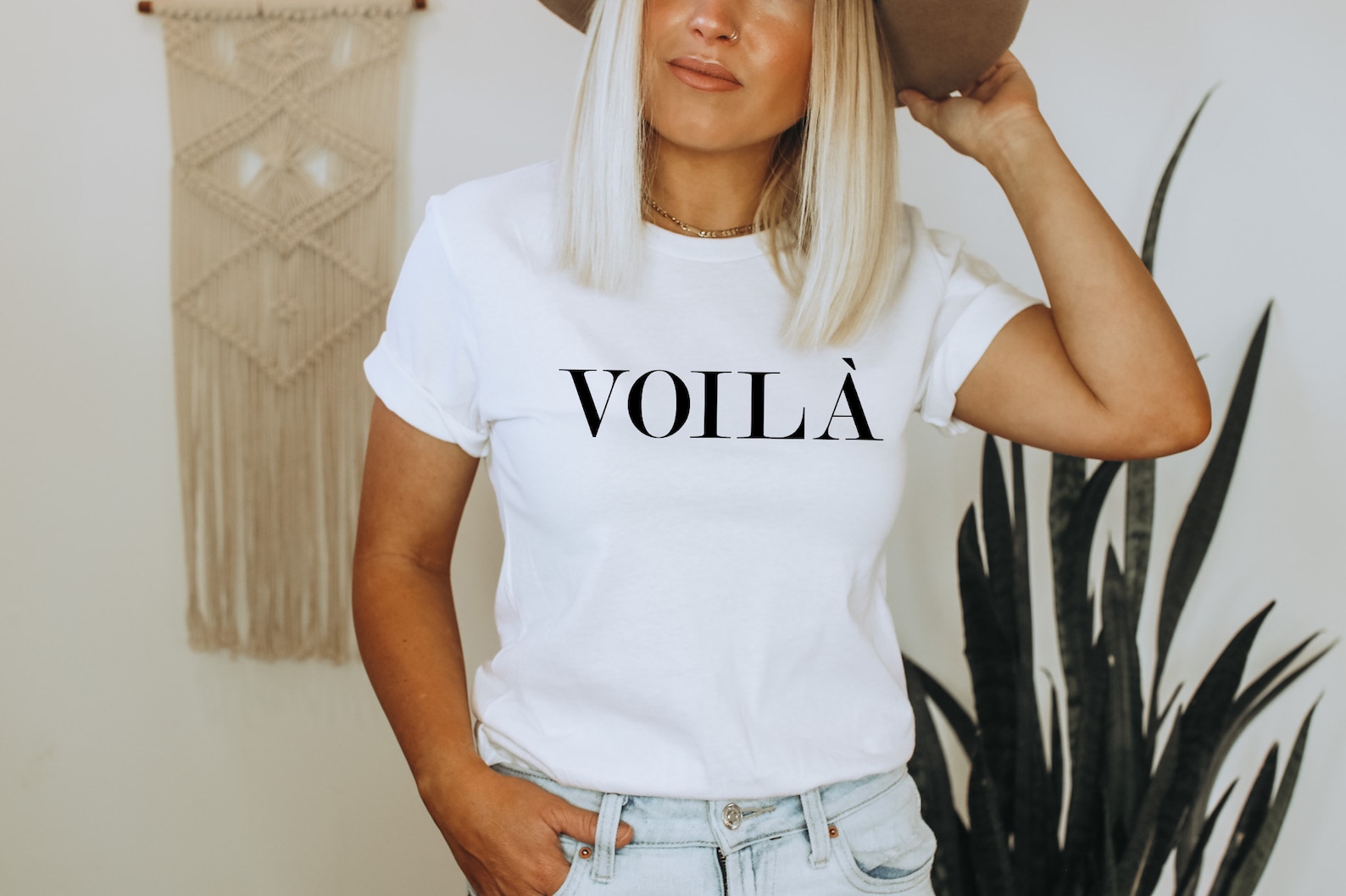 Voila, Voila T-shirt, French T-shirt, Voila Women T-shirt, Unisex ...