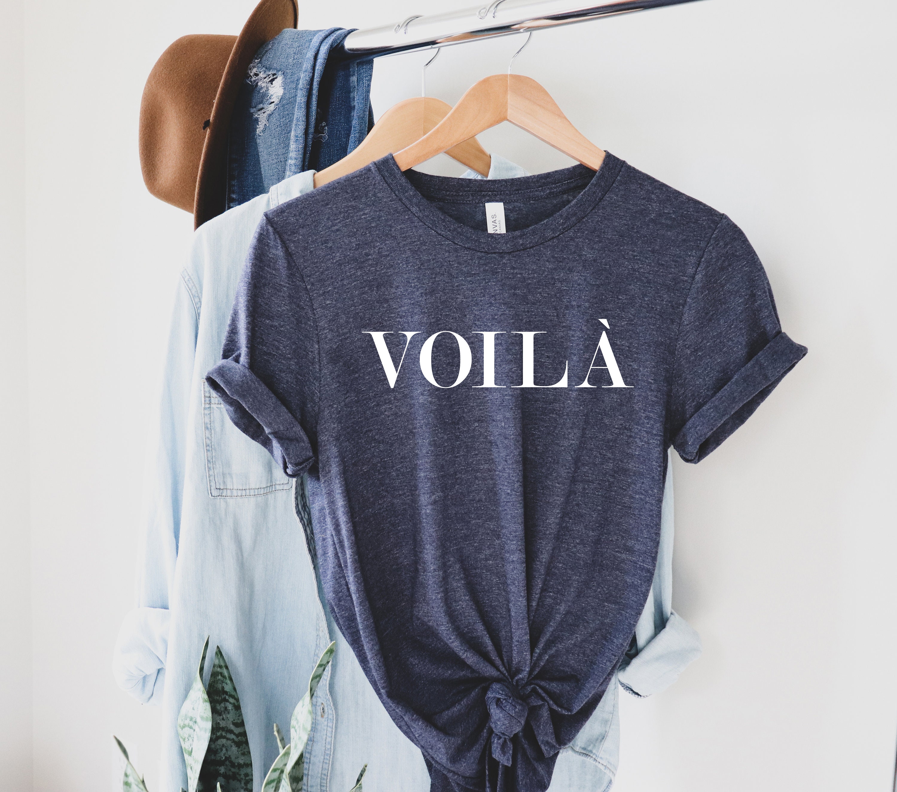 Voila, Voila T-shirt, French T-shirt, Voila Women T-shirt, Unisex ...