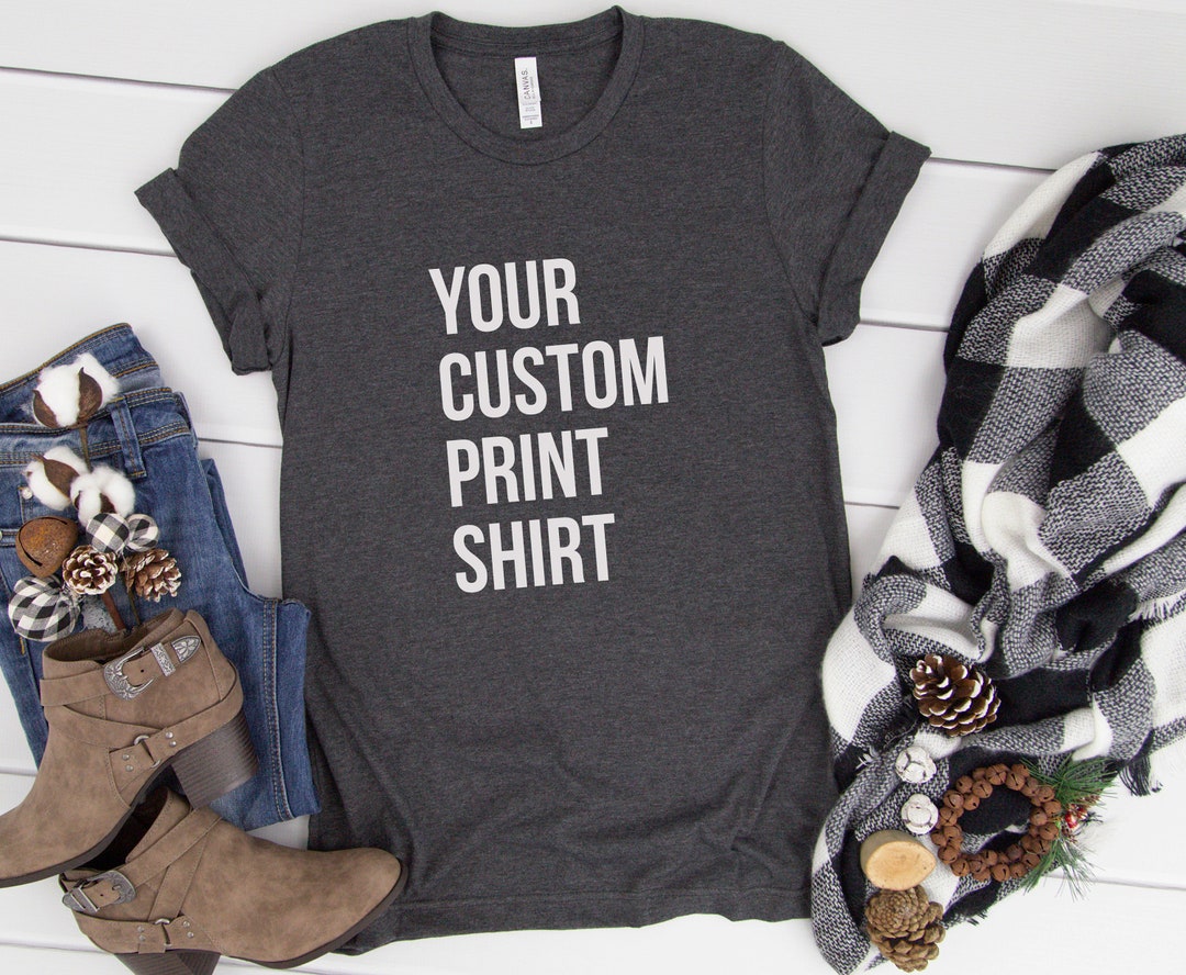 Your Favorite Things Shirt, Four Thing Shirt, Four Words, Print Words ...
