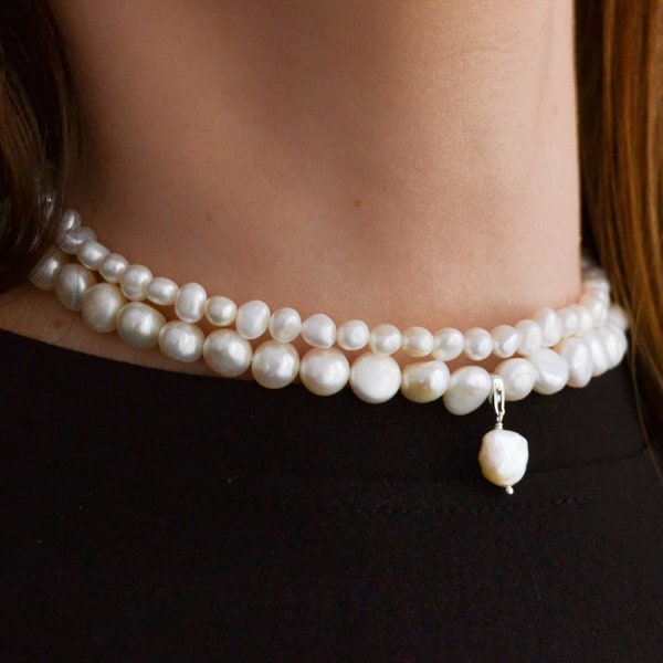 Pearl Choker - Etsy