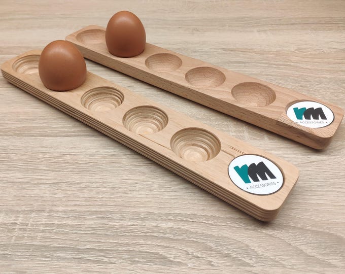 Easter Egg Holder, Egg Storage, Wooden Egg Holder, Wooden Egg Rack, Egg Tray, Stackable Wood Egg ...