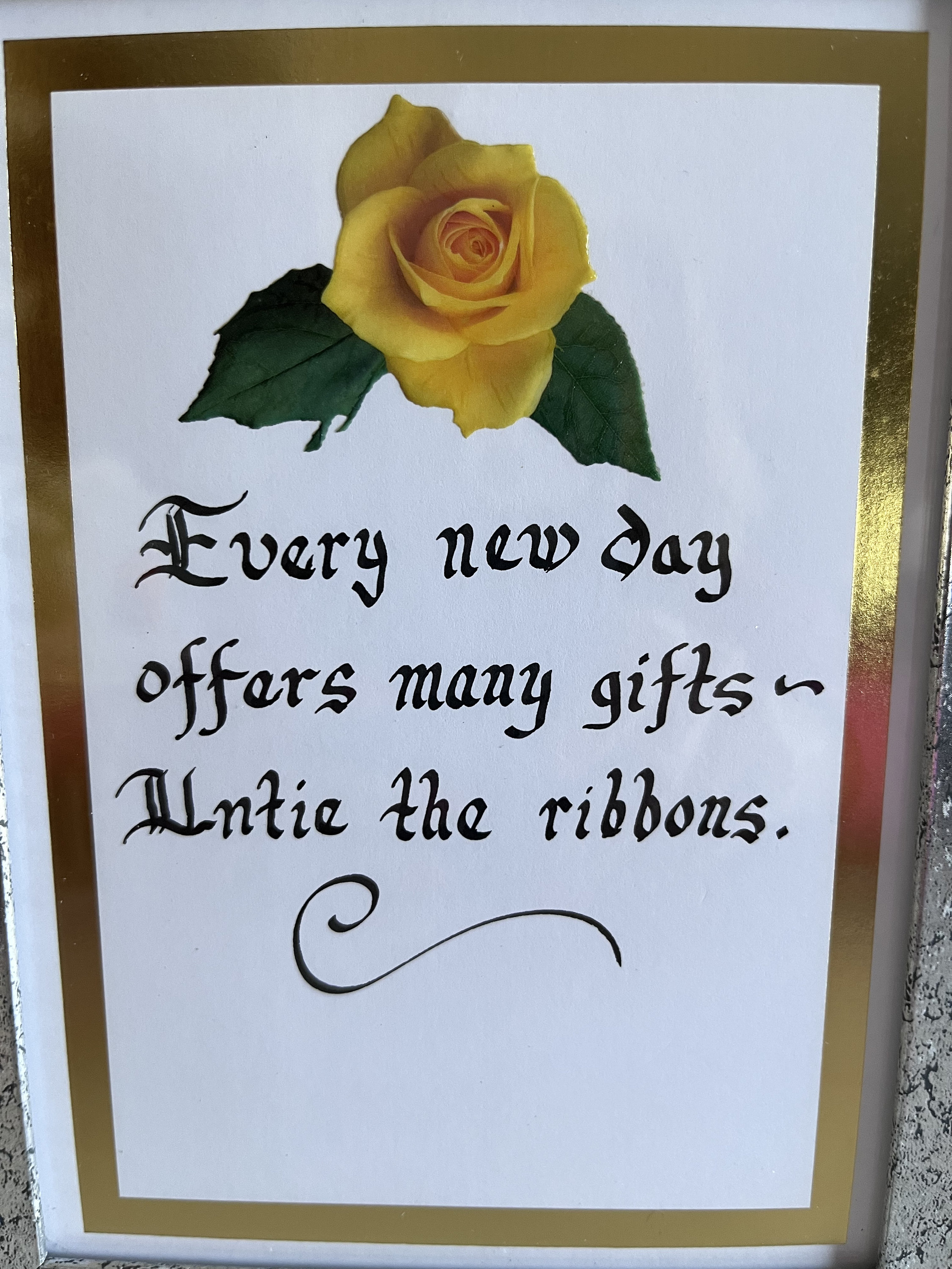 Motivating Poem, Motivating Poem, Every New Day Offers Many Gifts Untie ...