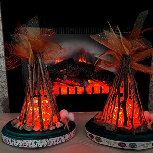 Campfire Mood Lamp Nightlight, Campfire Light, Campfire Lamp ...