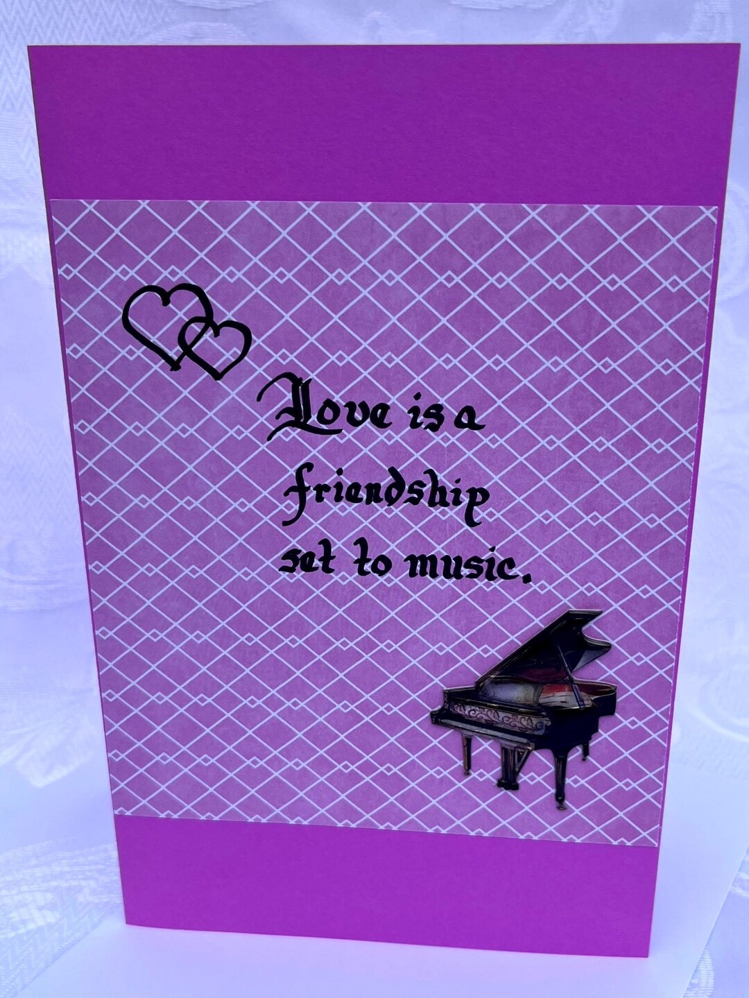 Romantic Love Greeting Card, Love is a Friendship Set to Music Greeting ...