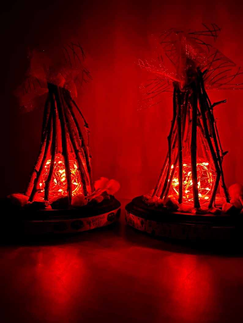 Campfire Mood Lamp Nightlight, Campfire Light, Campfire Lamp ...
