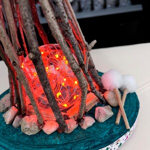 Campfire Mood Lamp Nightlight, Campfire Light, Campfire Lamp ...