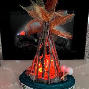 Campfire Mood Lamp Nightlight, Campfire Light, Campfire Lamp ...