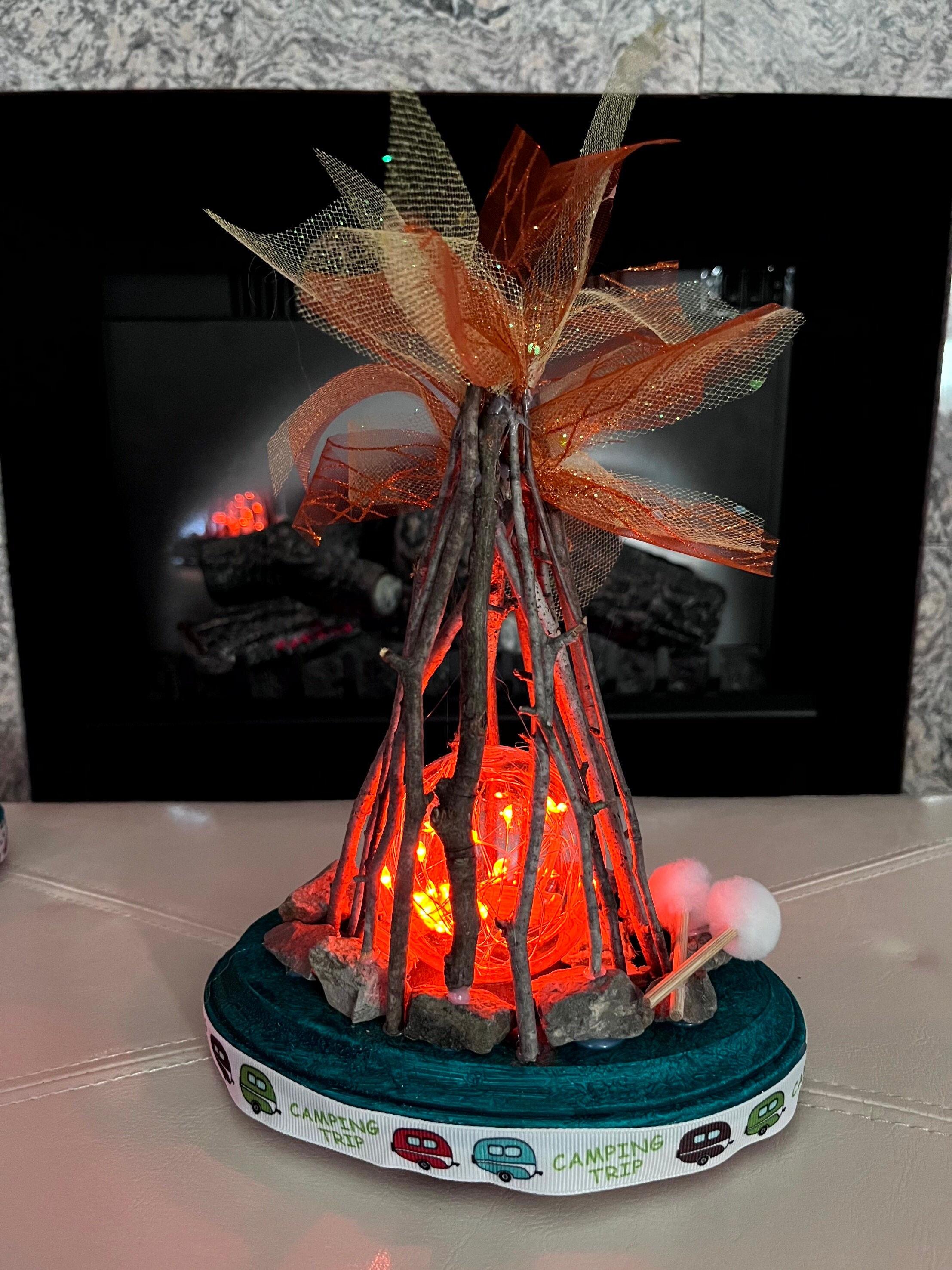 Campfire Mood Lamp Nightlight, Campfire Light, Campfire Lamp ...