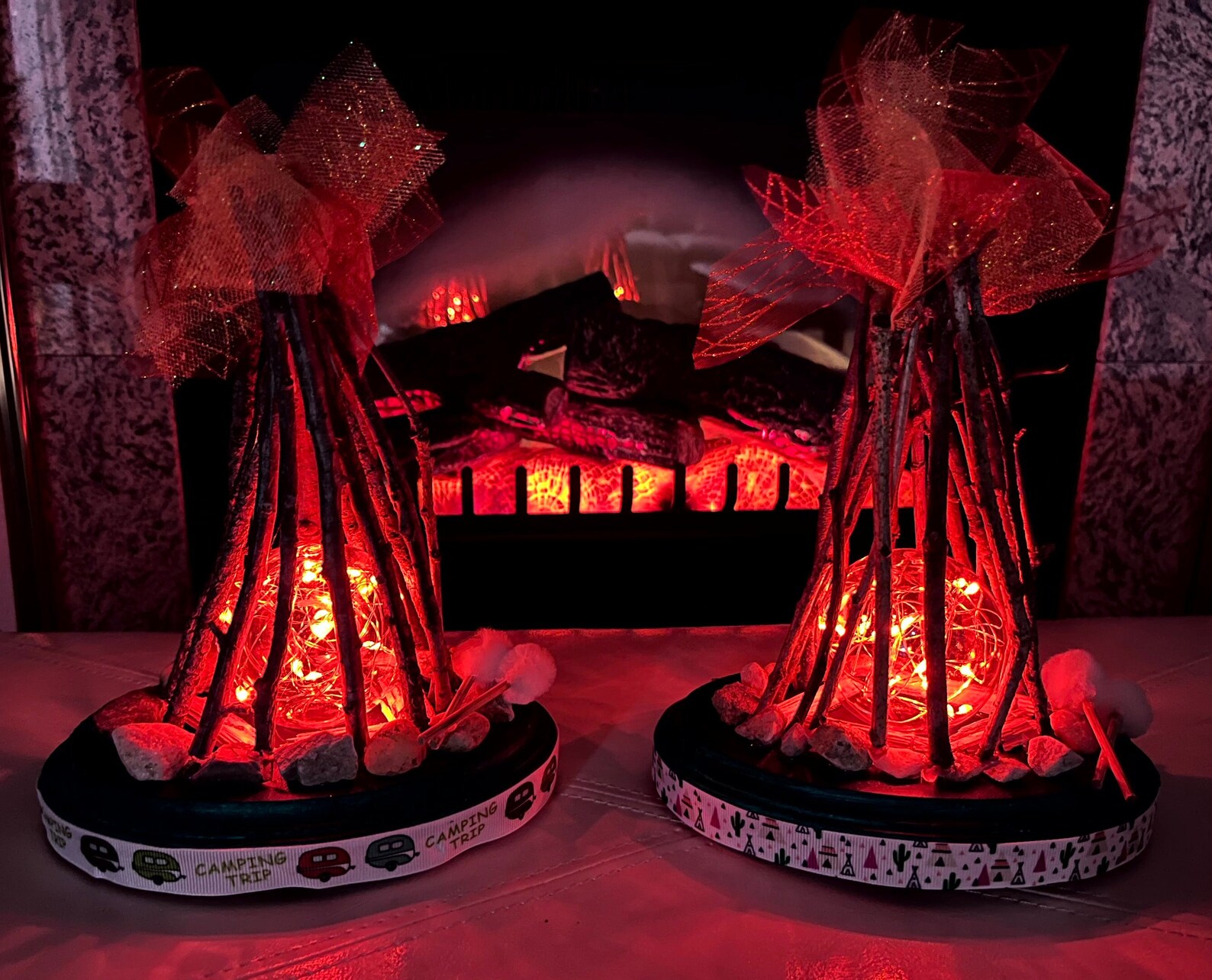 Campfire Mood Lamp Nightlight, Campfire Light, Campfire Lamp ...