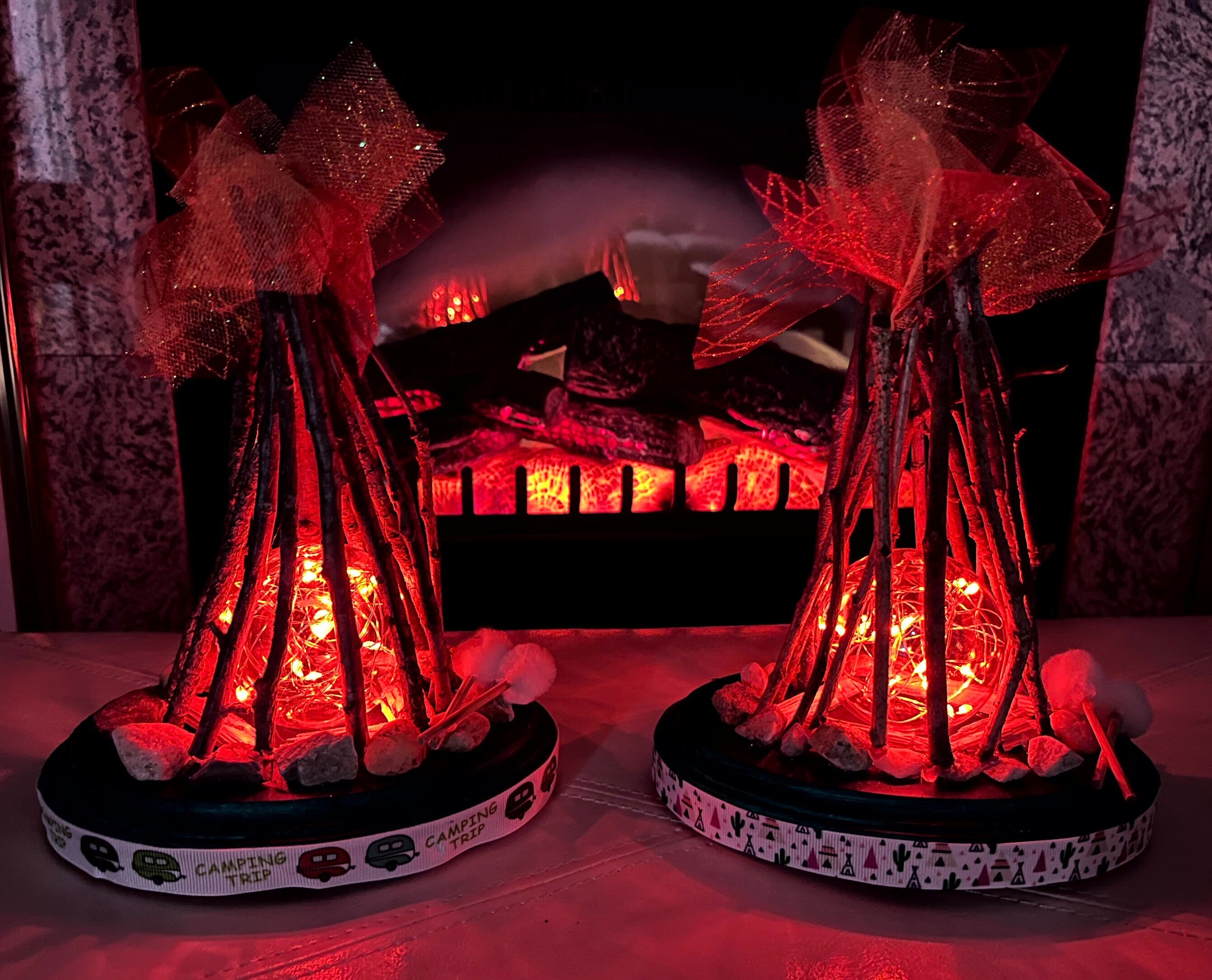 Campfire Mood Lamp Nightlight, Campfire Light, Campfire Lamp ...